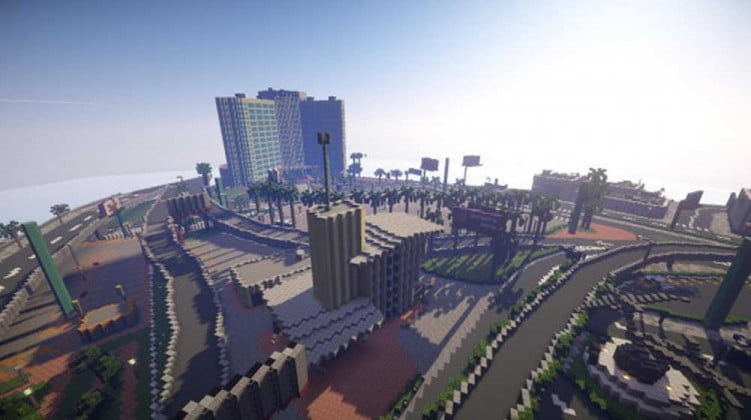 A Group Of Gamers Recreating Entire GTA 5 In Minecraft