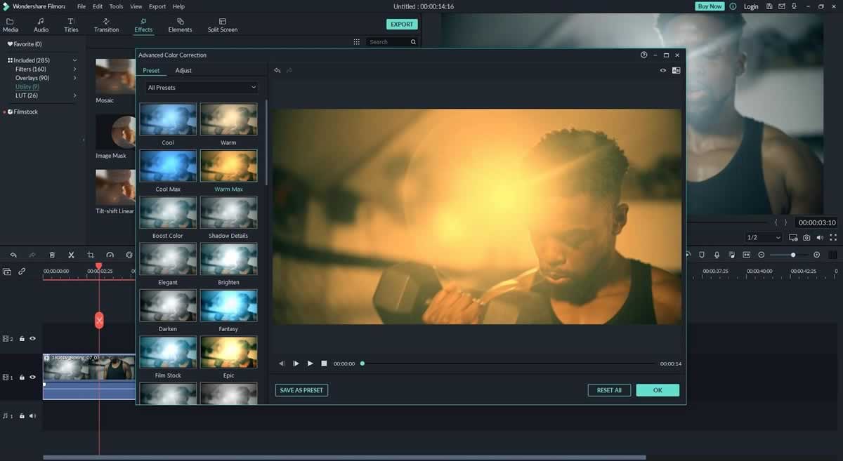 How to Color Grade Videos Using Filmora
