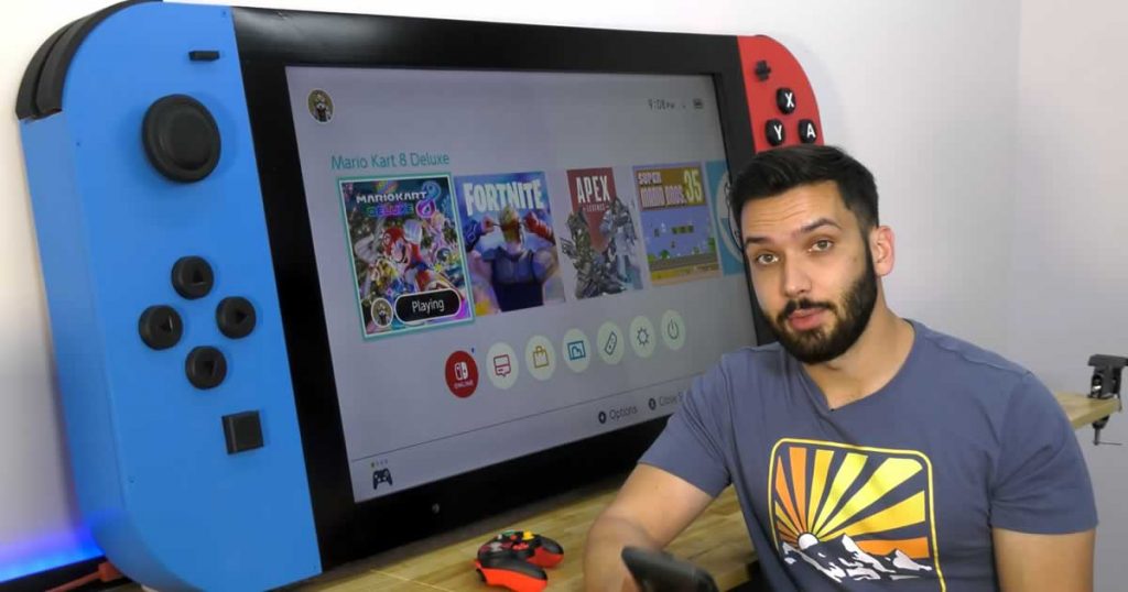 Youtuber Builds The Largest Nintendo Switch In The World