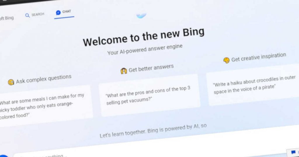Microsoft's Bing ChatGPT Gets New Search Profiles To Improve Responses