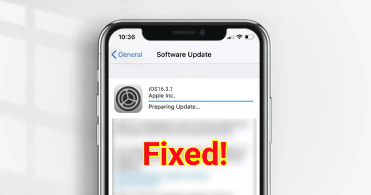 iPhone Stuck on Preparing Update? Here is the Real Fix!