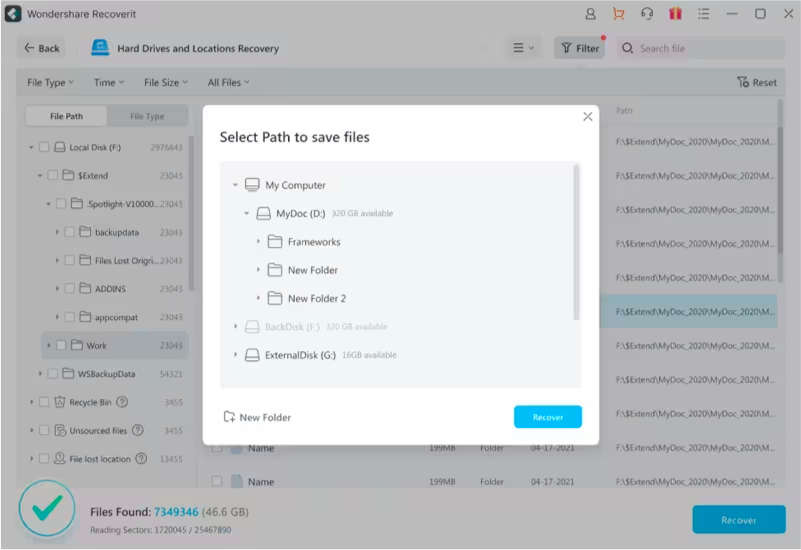 95% Hard Drive Recovery With Wondershare Recoverit